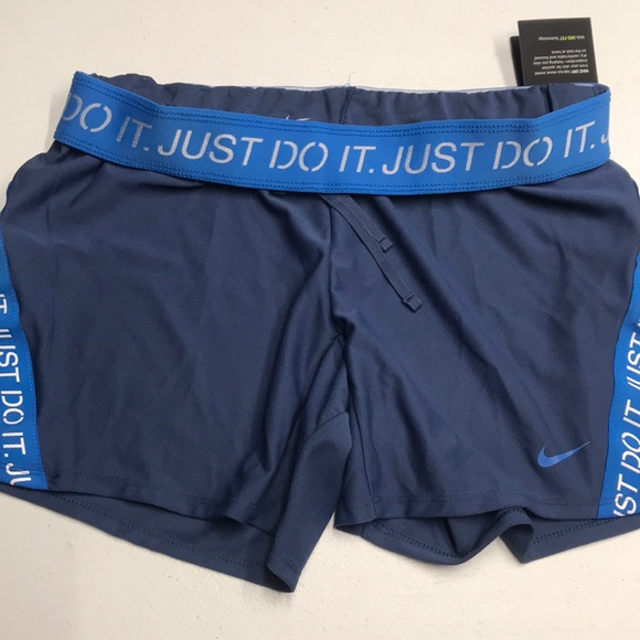 Nike | Shorts | Nike Drifit Blue Jogging Training Shorts | Poshmark